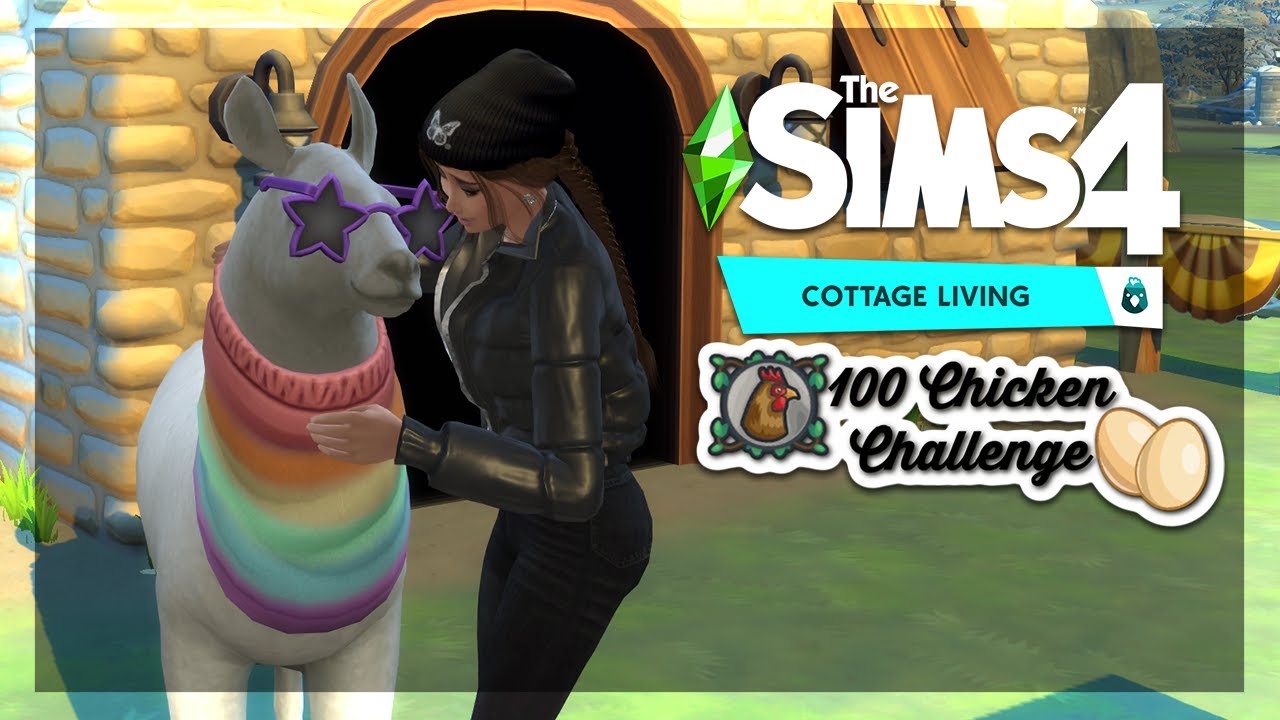RAMA THE COOL LLAMA // THE SIMS 4 | 100 Chicken Challenge #20 - YouTube