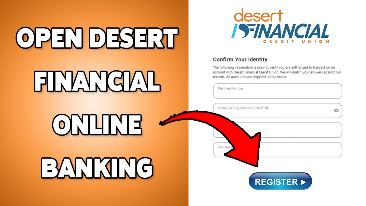 How To Open Desert Financial Online Banking | Create Banking Profile ...