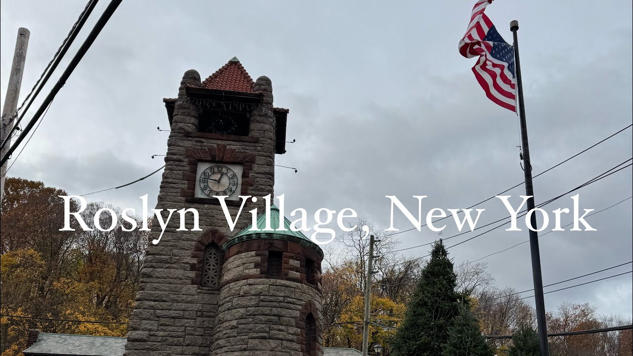4K | Exploring Roslyn, New York: A Charming Long Island Village Full of ...