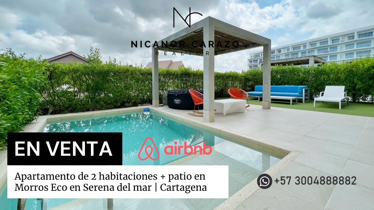 🚩 Apartamento de 2 alcobas con piscina privada en VENTA en Morros Eco Serena del mar #Cartagena ...