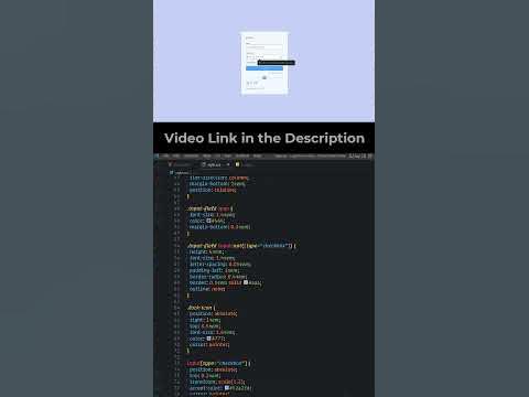 Login Form with HTML, CSS, and JavaScript / How to Create Login Form ...
