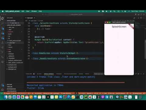 4. Explaining SplashScreen (LaunchScreen) in Flutter (Central Kurdish) - YouTube