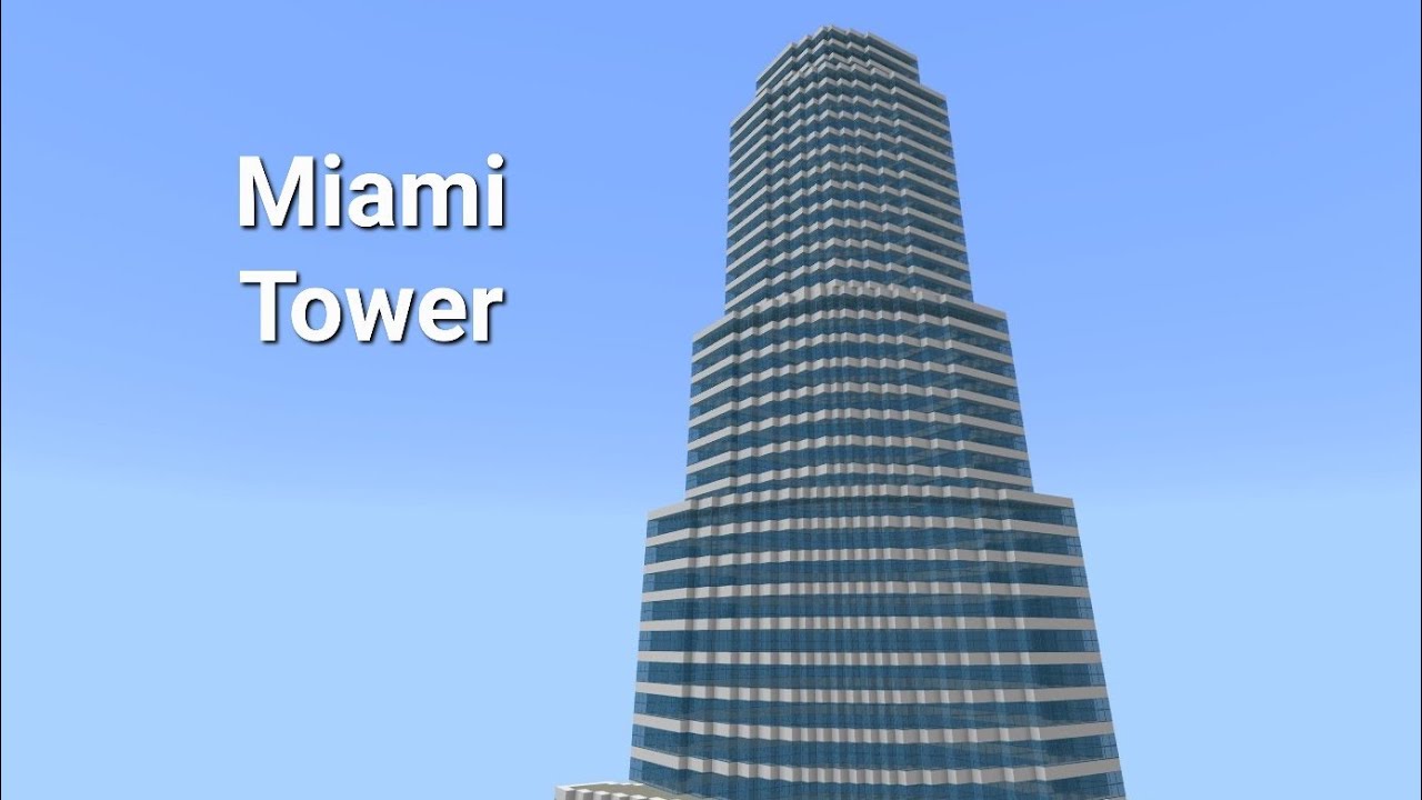 how to build miami tower minecraft tutorial - YouTube