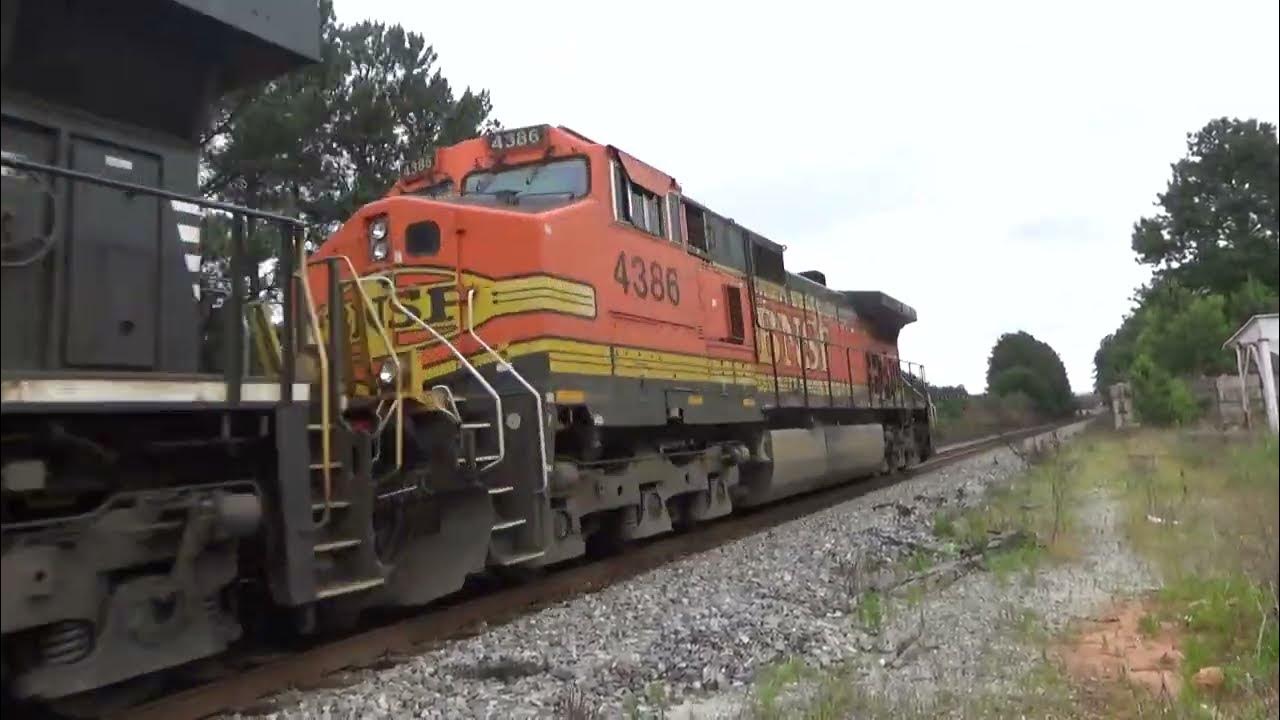 NS 27A (With BNSF H2 DPU) Thru Doraville Georgia 5/29/2023 - YouTube