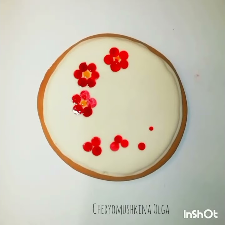 Розпис пряника. - YouTube