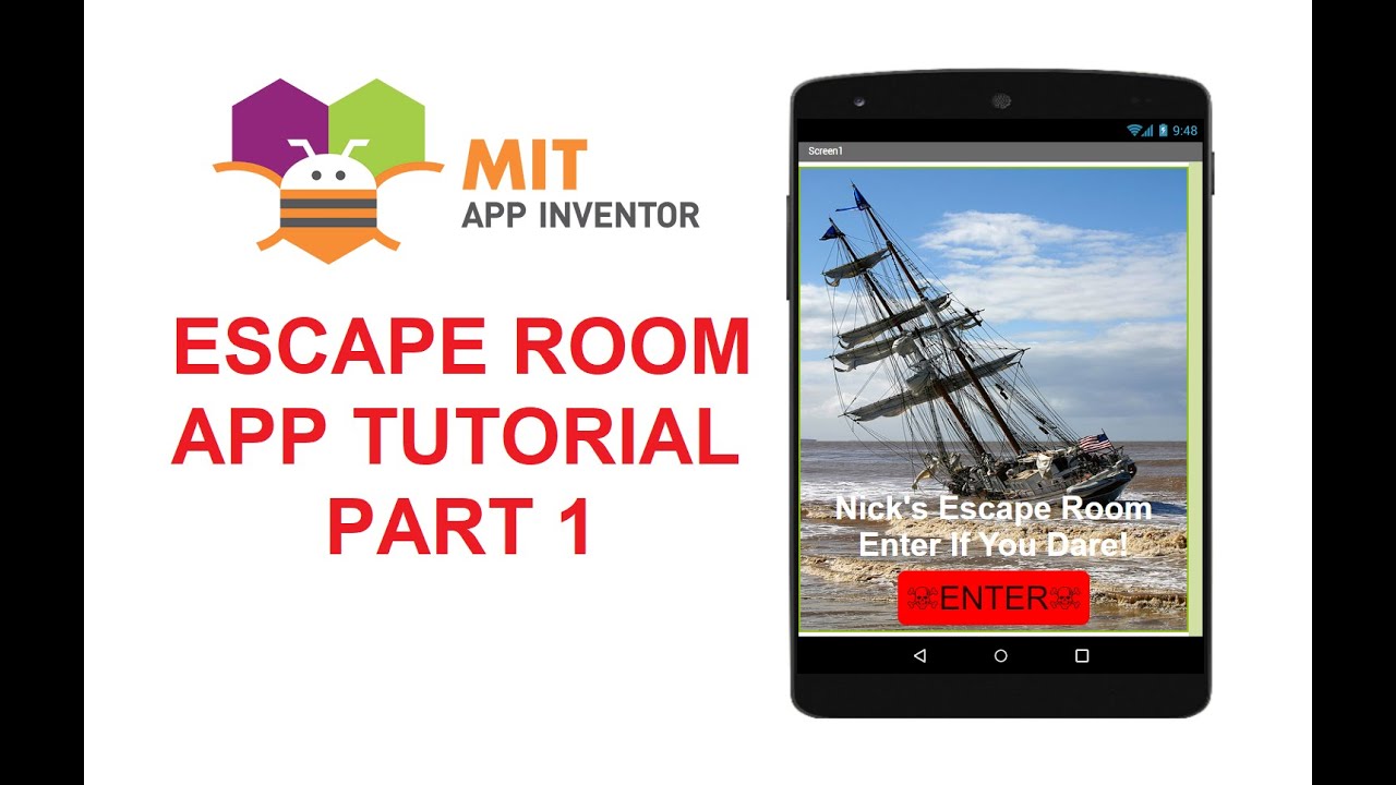 MIT App Inventor - Escape Room App Tutorial - Part 1 of 6 - YouTube