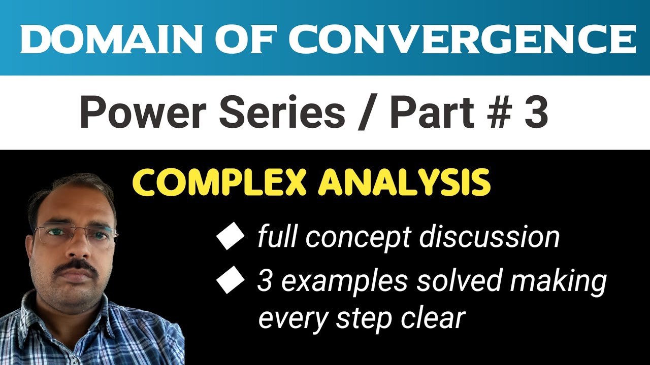 Radius of Convergence part # 3 | domain of convergence | Power Series ...