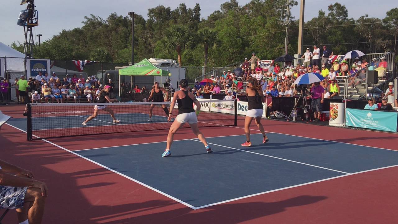 Point From Womens Doubles Pro Gold Medal Match At Us Open Pickleball Championships 2016 Youtube