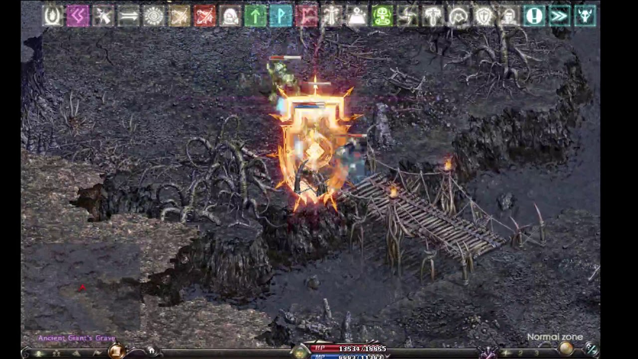 Lineage 1 Private Server - Under Ground Giant Graves Knight with ...