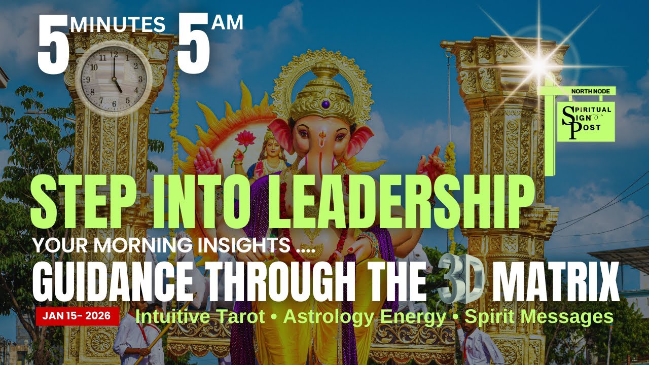 Jan 16 — STEP INTO LEADERSHIP | Daily 5 AM Spiritual Sign Post - YouTube