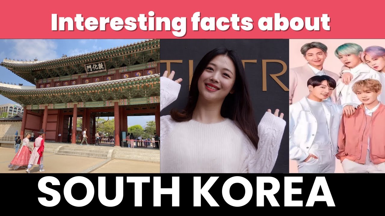 Interesting facts about south korea |@info4u l #southkorea |facts about ...