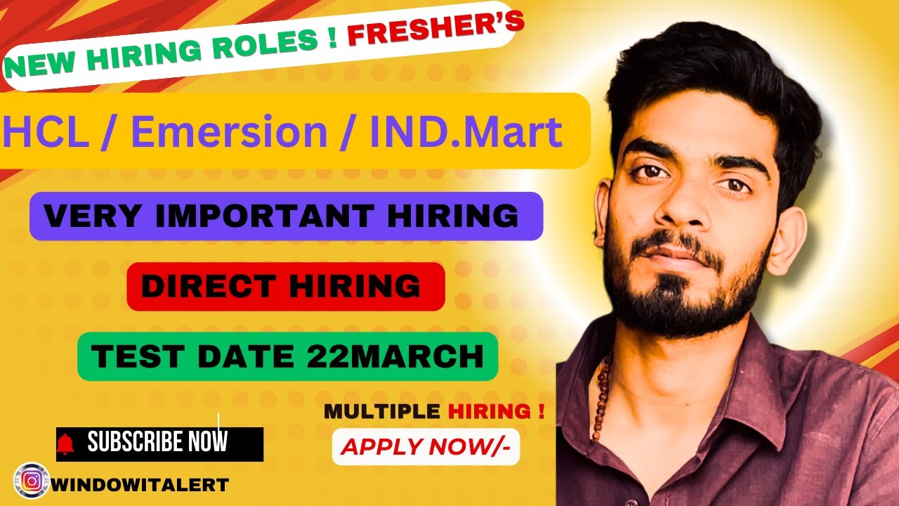 HclTech Mega Drive Announced | OFF Campus Drives For 2025, 2024, 2023 ...