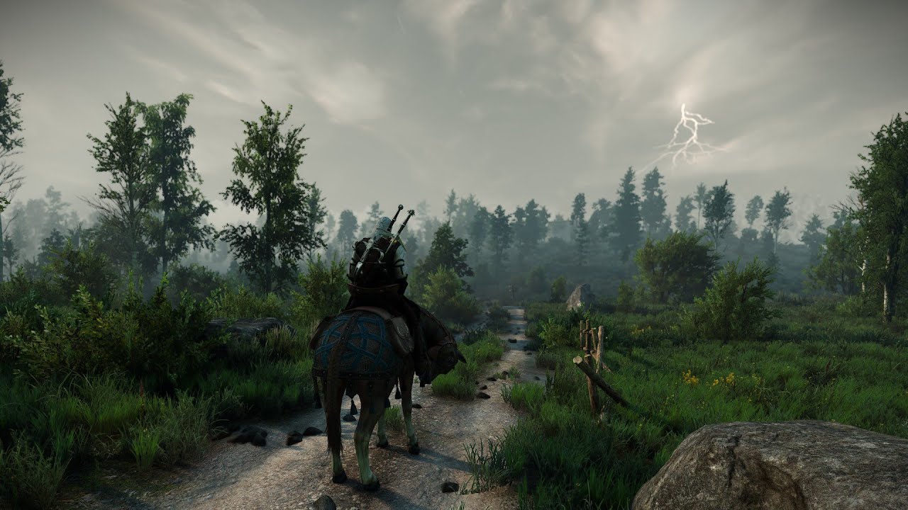 The Witcher 3 - Calm Rain - YouTube