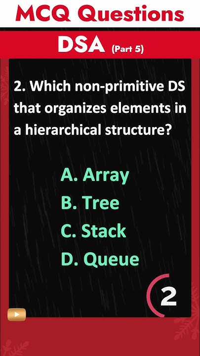 Part 5 - MCQ on Data Structures & Algorithm | DSA Interview Q&A - YouTube