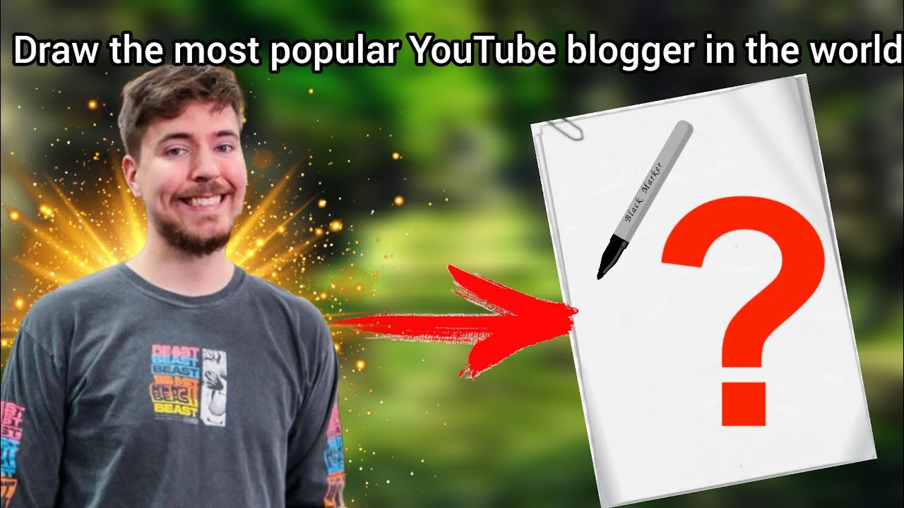 Drew The Most Famous Blogger In The World In 330 Seconds DIY drew-the-most-famous-blogger-in-the-world-in-330-seconds-diy