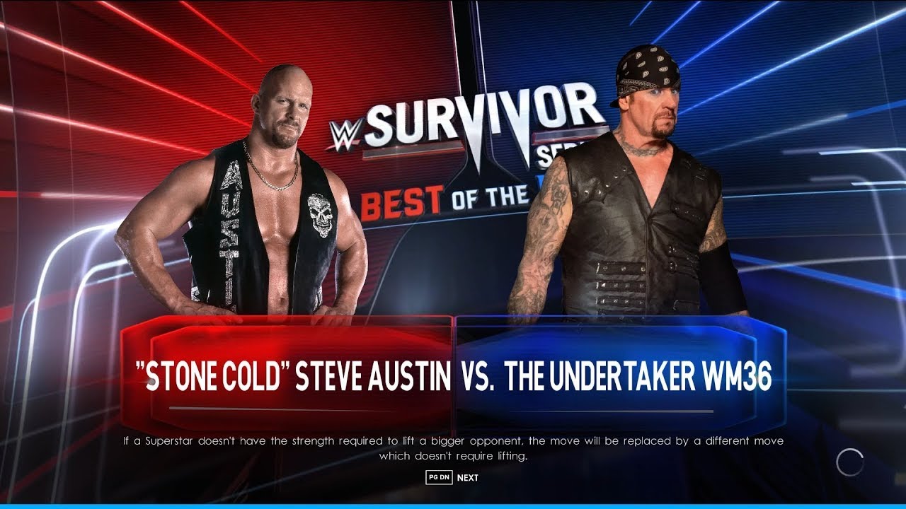 WWE2k23: The Ultimate Clash - Stone Cold Steve Austin vs. Undertaker ...