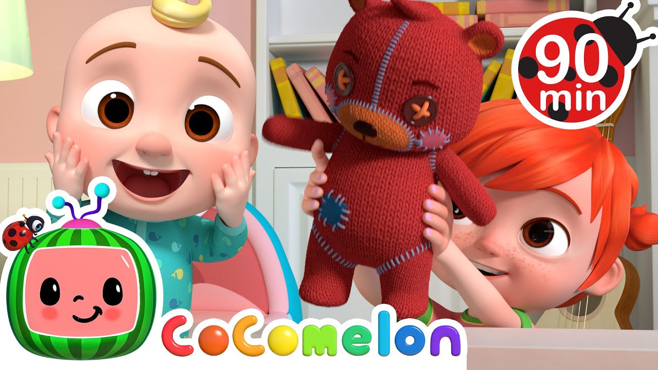 Teddy Bear Teddy Bear Oh My Friend 🧸 | Cocomelon Nursery Rhymes 🚍🍉 ...