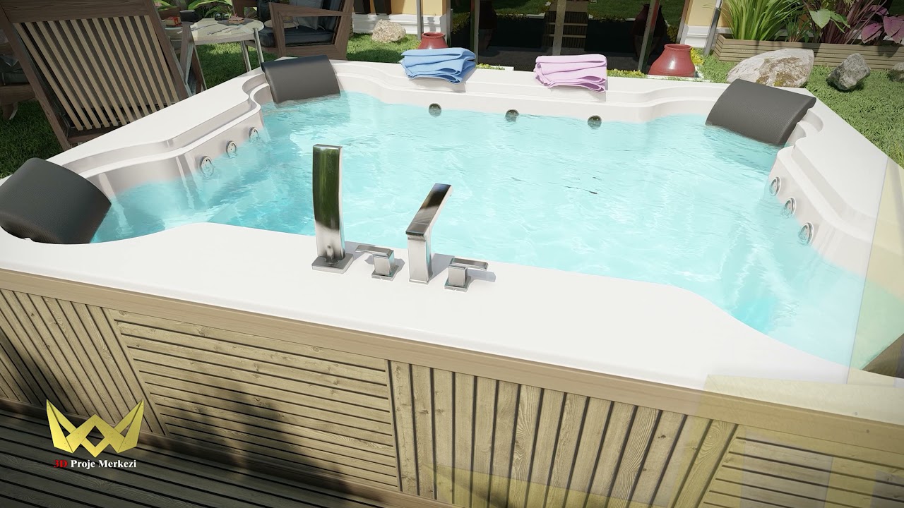 3d Animation Jakuzi - Jacuzzi 4K - YouTube