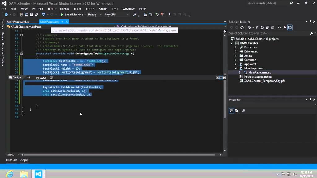 Introduction To XAML Part 3 YouTube Introduction To XAML Part 3 YouTube