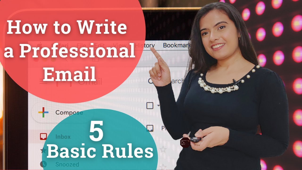 How to Write Professional Emails | For Job Application - With Examples ...