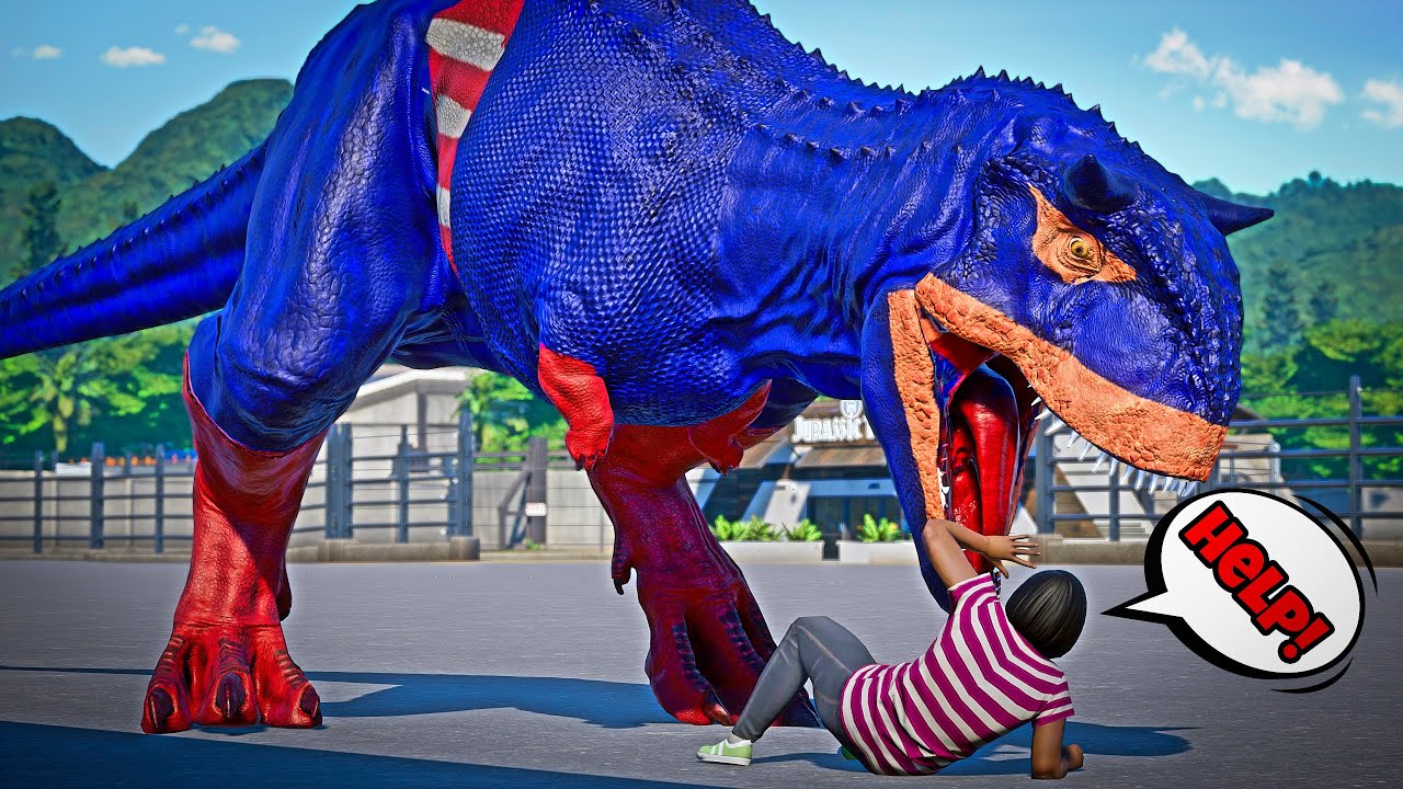 The Merciless Attacks of Carnotaurus! Escape if You Can! - YouTube