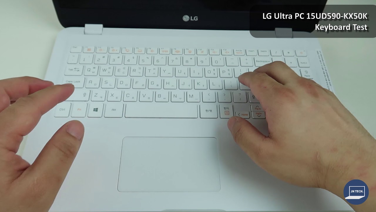 LG Ultra PC 15UD590 - Keyboard - YouTube