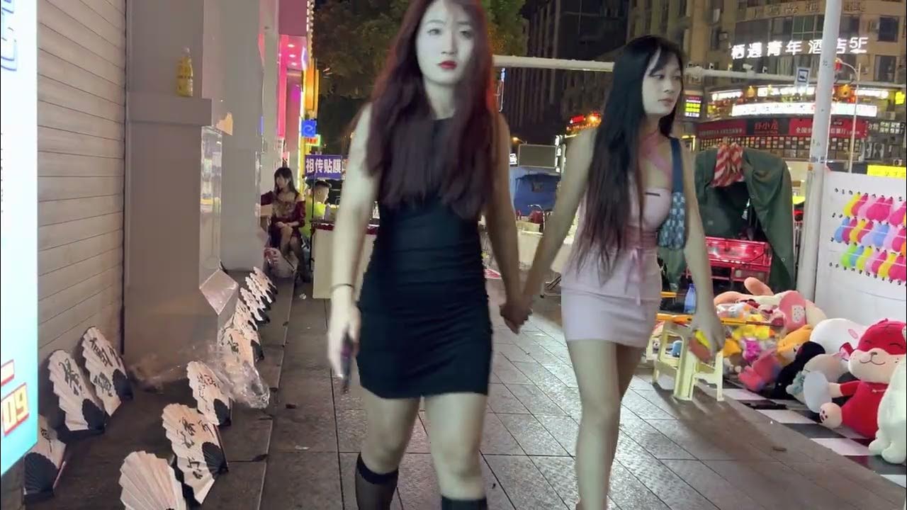 4k街拍中國長沙酒吧街，感受震撼視覺衝擊力？4k walk china，Nightlife，Bar street ，Changsha city - YouTube