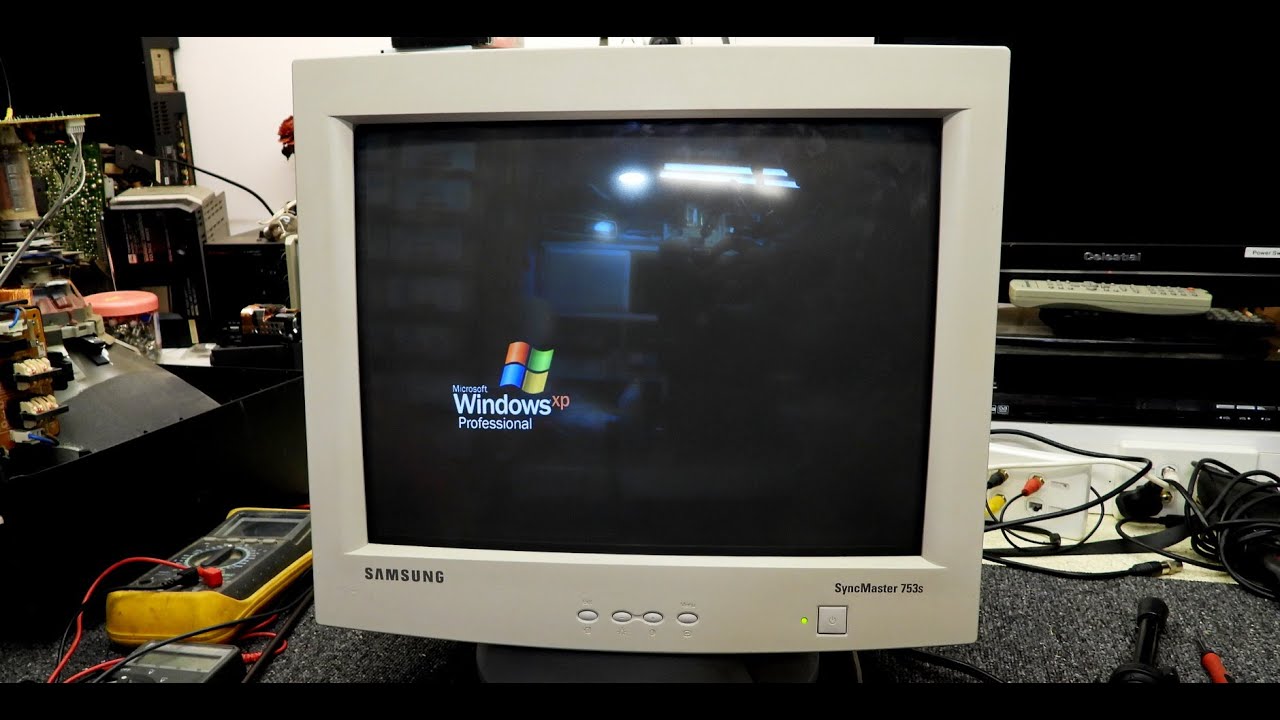 Samsung 753 CRT Computer Monitor Repair - YouTube