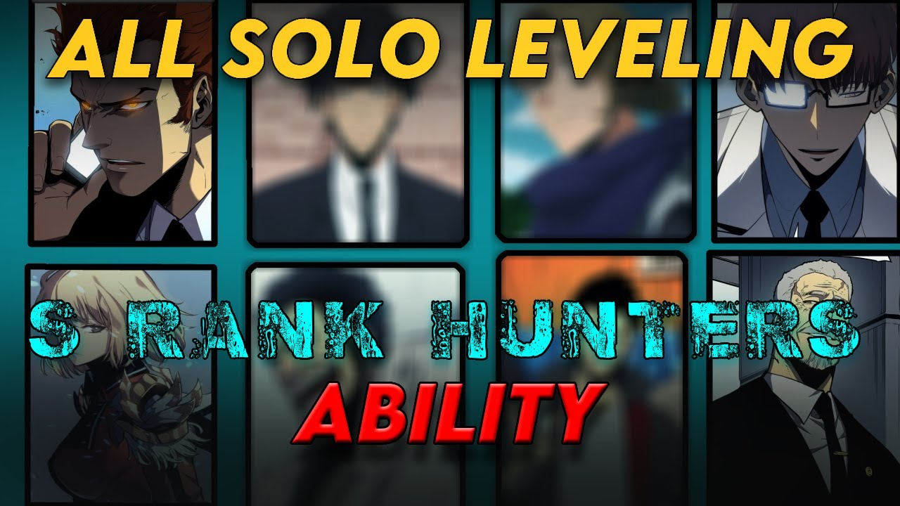 Top 10 S-Rank Hunters in Solo Leveling - YouTube