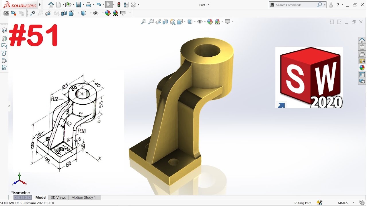 SOLIDWORKS Exercise #51 - YouTube