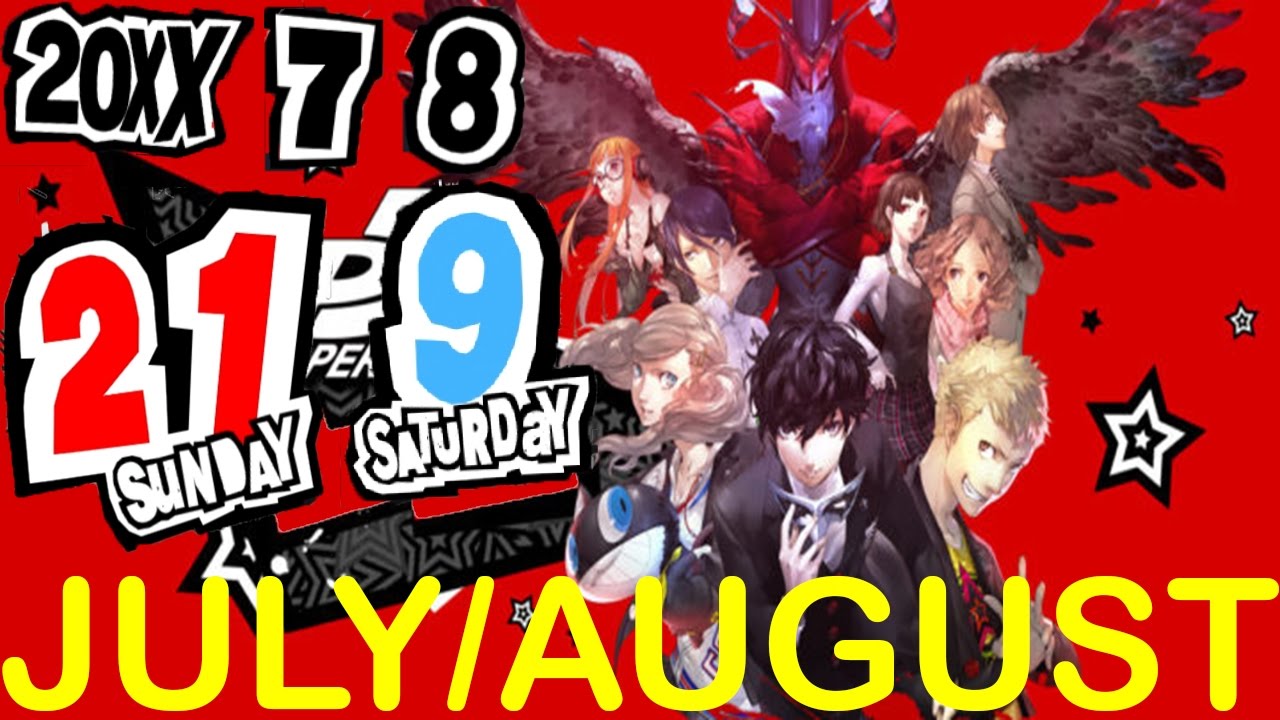 Persona 5 CUTSCENES [JULY/AUGUST] - YouTube
