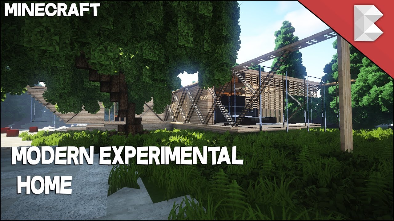 Minecraft: Experimental Birch House - Build Review 2017 - YouTube
