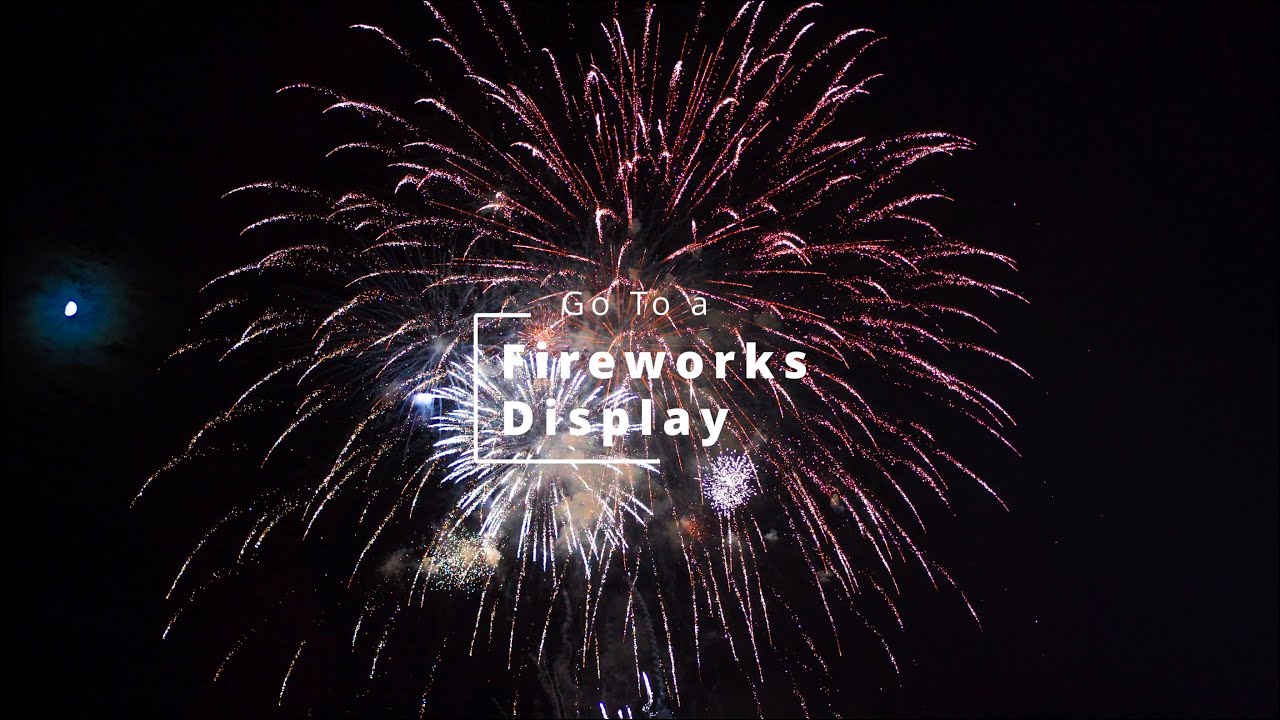 【Vlog】Go To a Fireworks Display - YouTube