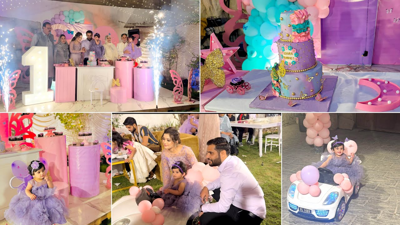 My Daughter 1st Grand Birthday Party😍🎁🎊 - YouTube
