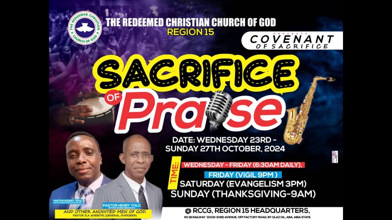 RCCG RION 15 HQTRS PARISH { THANKSGIVING SERVICE} // 12-01-2025 - YouTube