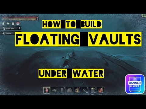 How to make floating vault underwater conan exiles age of war ps4/Ps5 ...