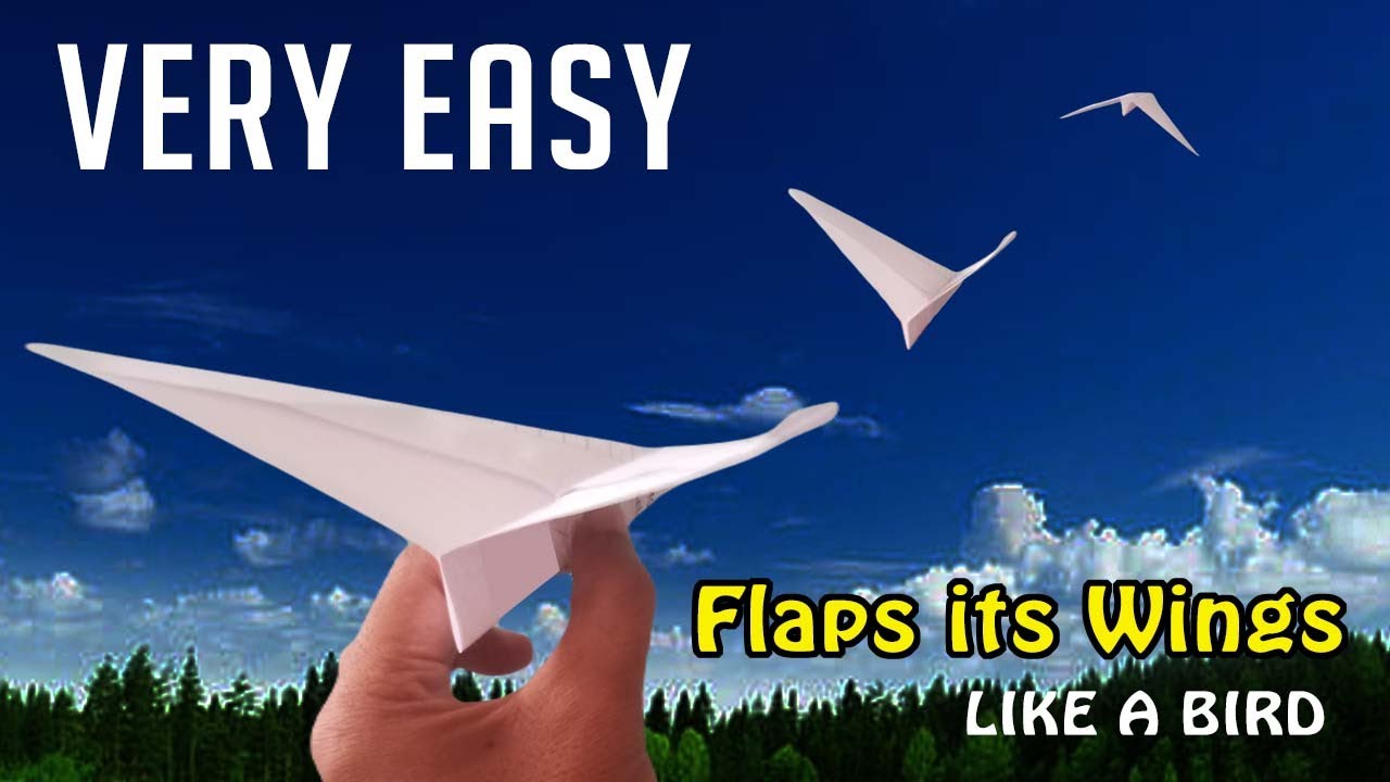How To Make A Paper Airplane That Flaps Its Wings Easy Tutorial YouTube How To Make A Paper Airplane That Flaps Its Wings Easy Tutorial YouTube