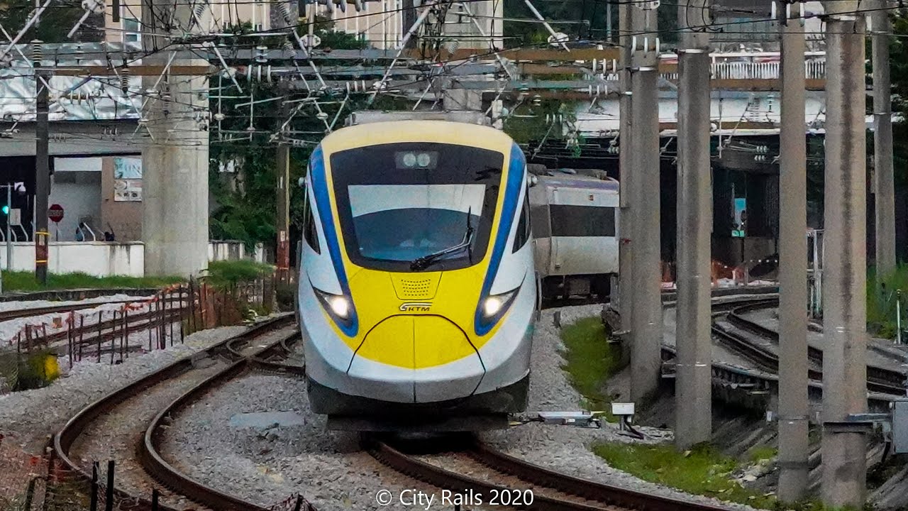 ETS 203 [ KTMB Class 93 ] arriving Kuala Lumpur - YouTube