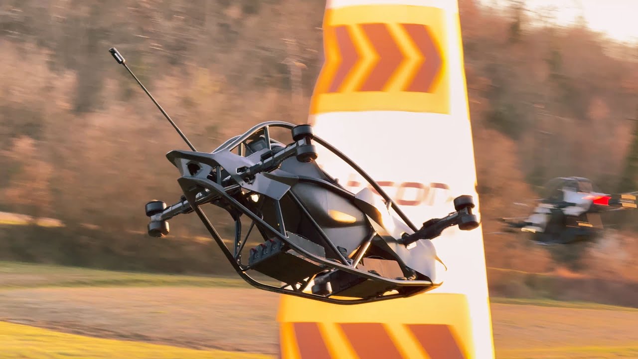 Jetson ONE - Word's First Manned eVTOL Air Race - YouTube