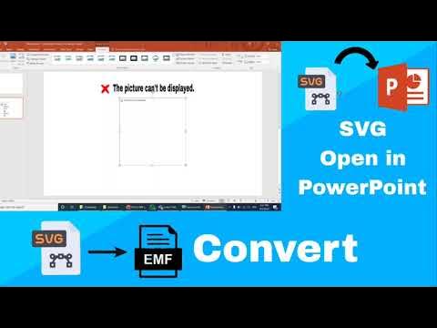 How to Insert Your SVG File Into PowerPoint | how to convert SVG TO EMF convert - YouTube