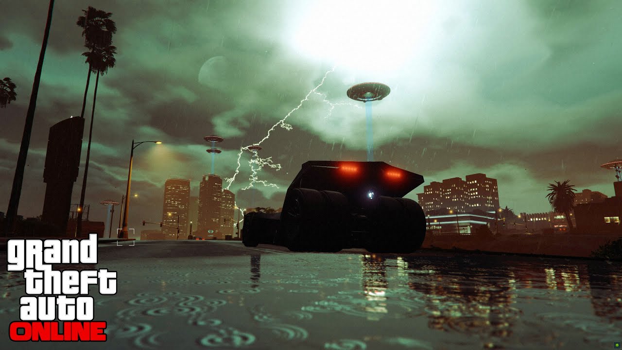 UFO Invasion - Grand Theft Auto V - 4K ULTRA - YouTube