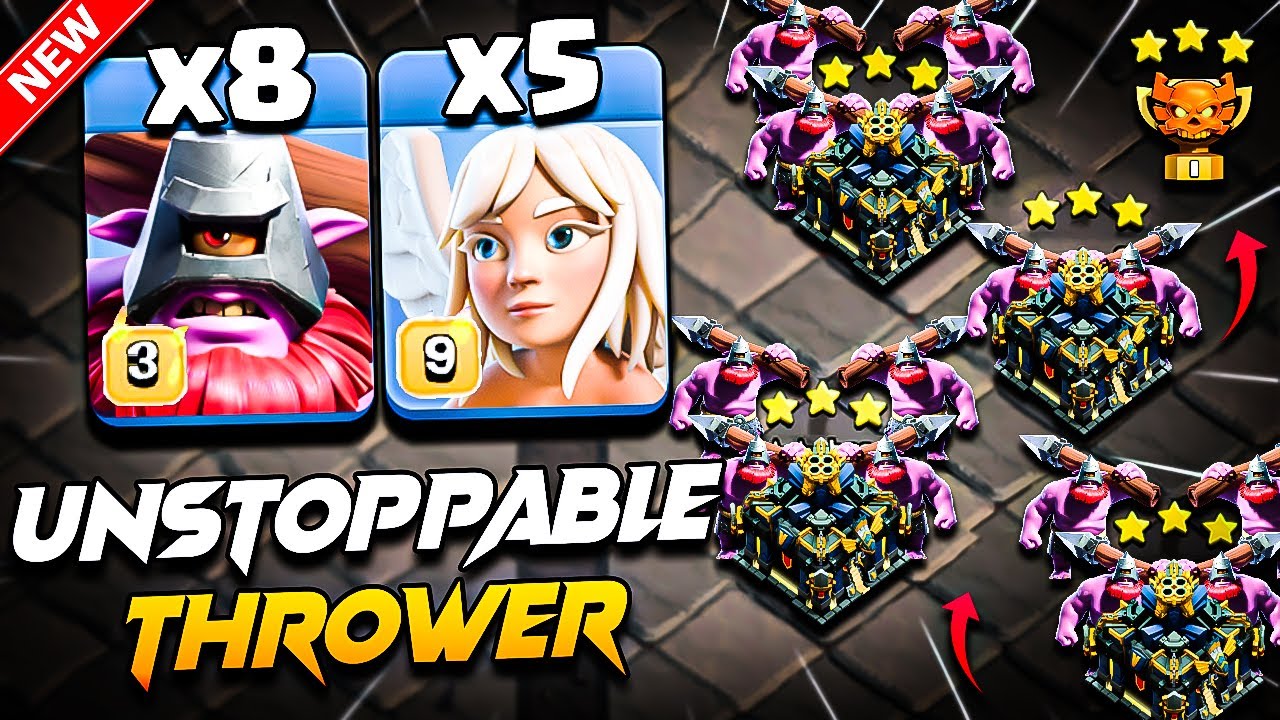 Unstoppable! Town Hall 17 THROWER Attack Clash of Clans | Best TH17 ...