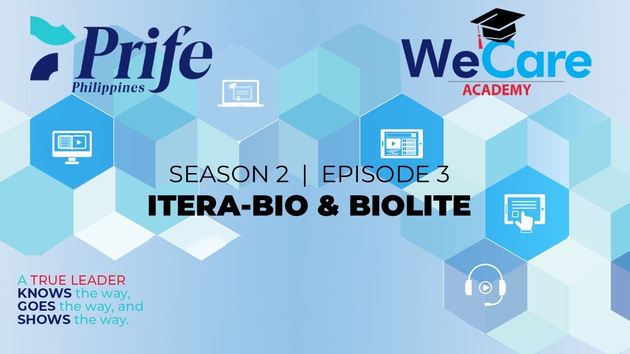 WeCare Academy - Season 2 Episode 3 - iTera Bio and Biolite - YouTube
