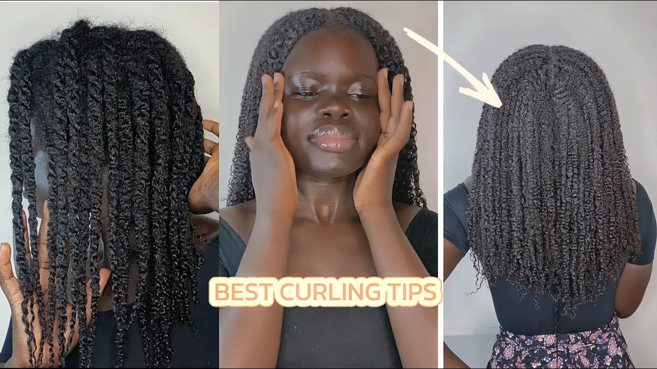 BEST WAY TO MAKE CURLS ON 4C HAIR - YouTube