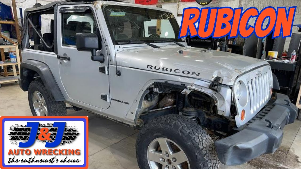 2012 Jeep Wrangler Rubicon Part Out: J & J Auto Wrecking Test Video ...