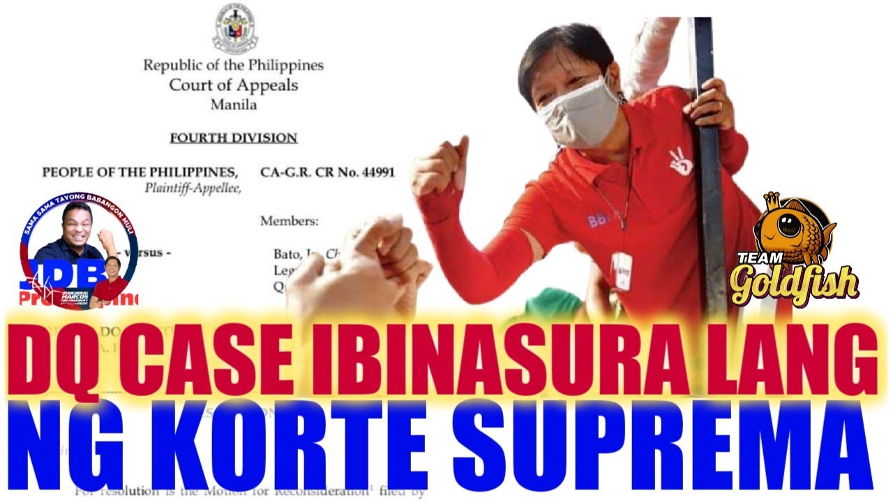 Korte Suprema Ibinasura Ang DQ sa Kandidatura ni PBBM - YouTube