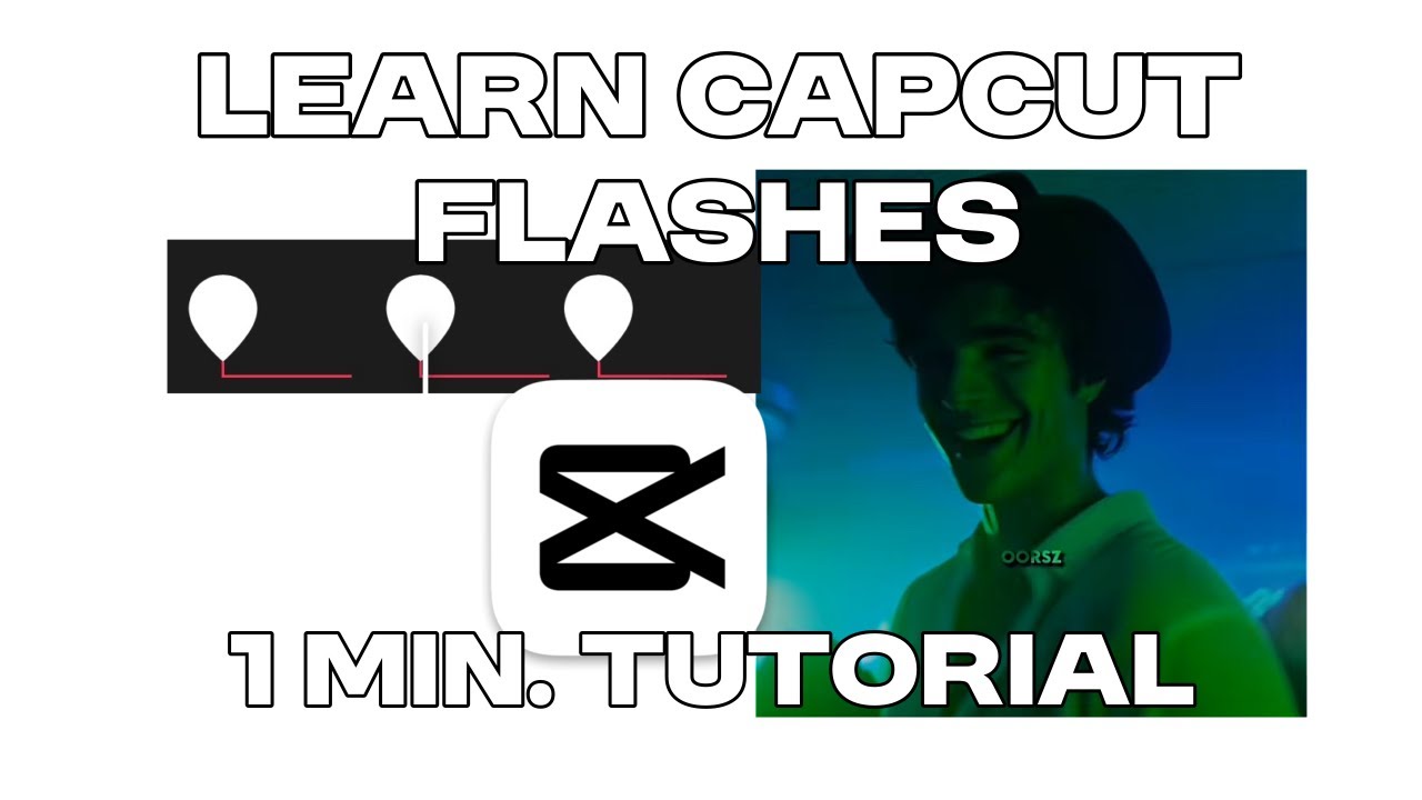 Easiest way to make flashes on CapCut | 1 minute edit tutorial | - YouTube