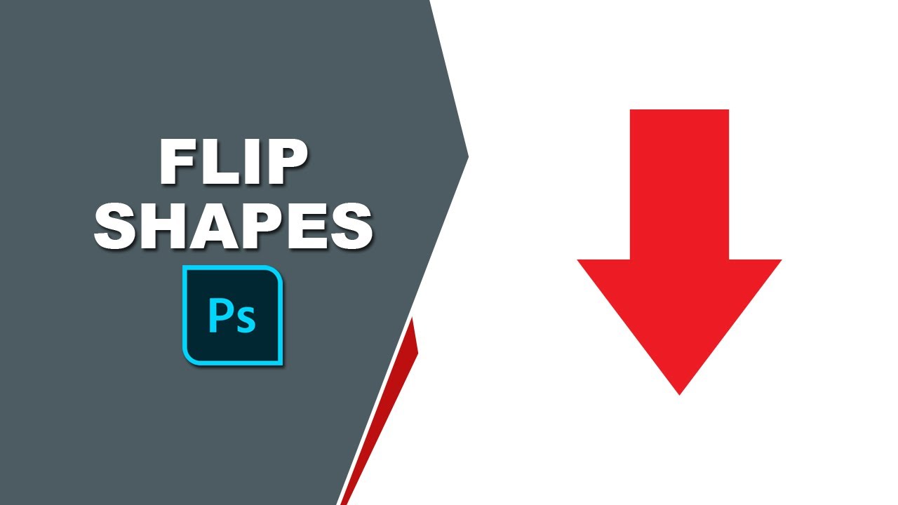 how to flip shapes in photoshop - YouTube