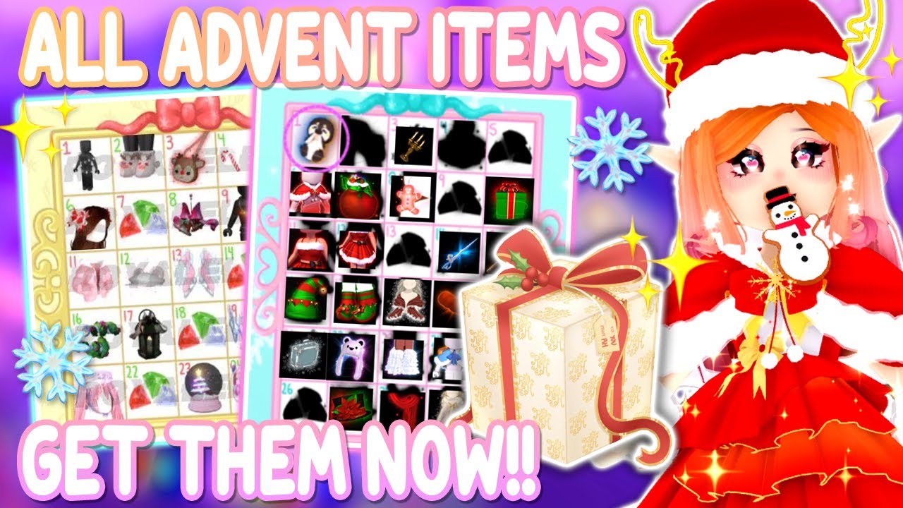 ALL ADVENT ACCESSORY TO GET NOW!! 🎄Get Ready For THE NEW UPDATE! 👑 ...
