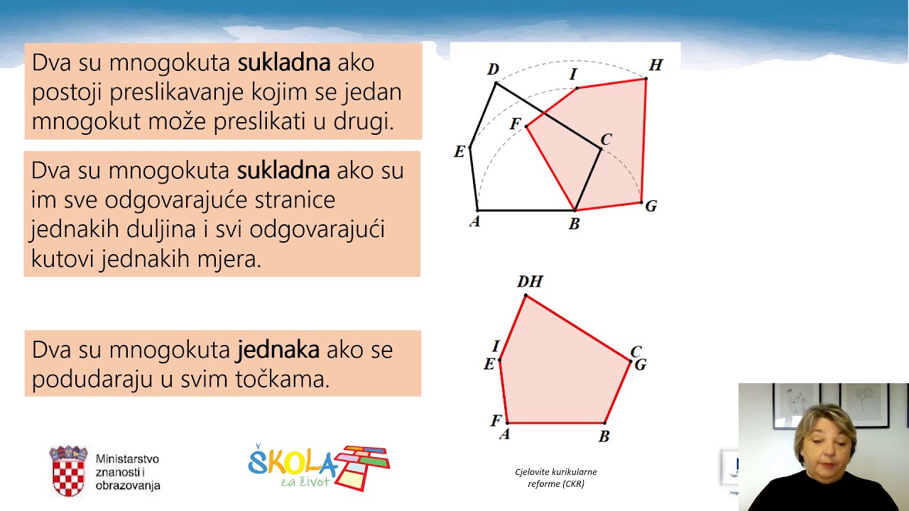 Matematika 7. r. - Jednako - sukladno - slično - YouTube